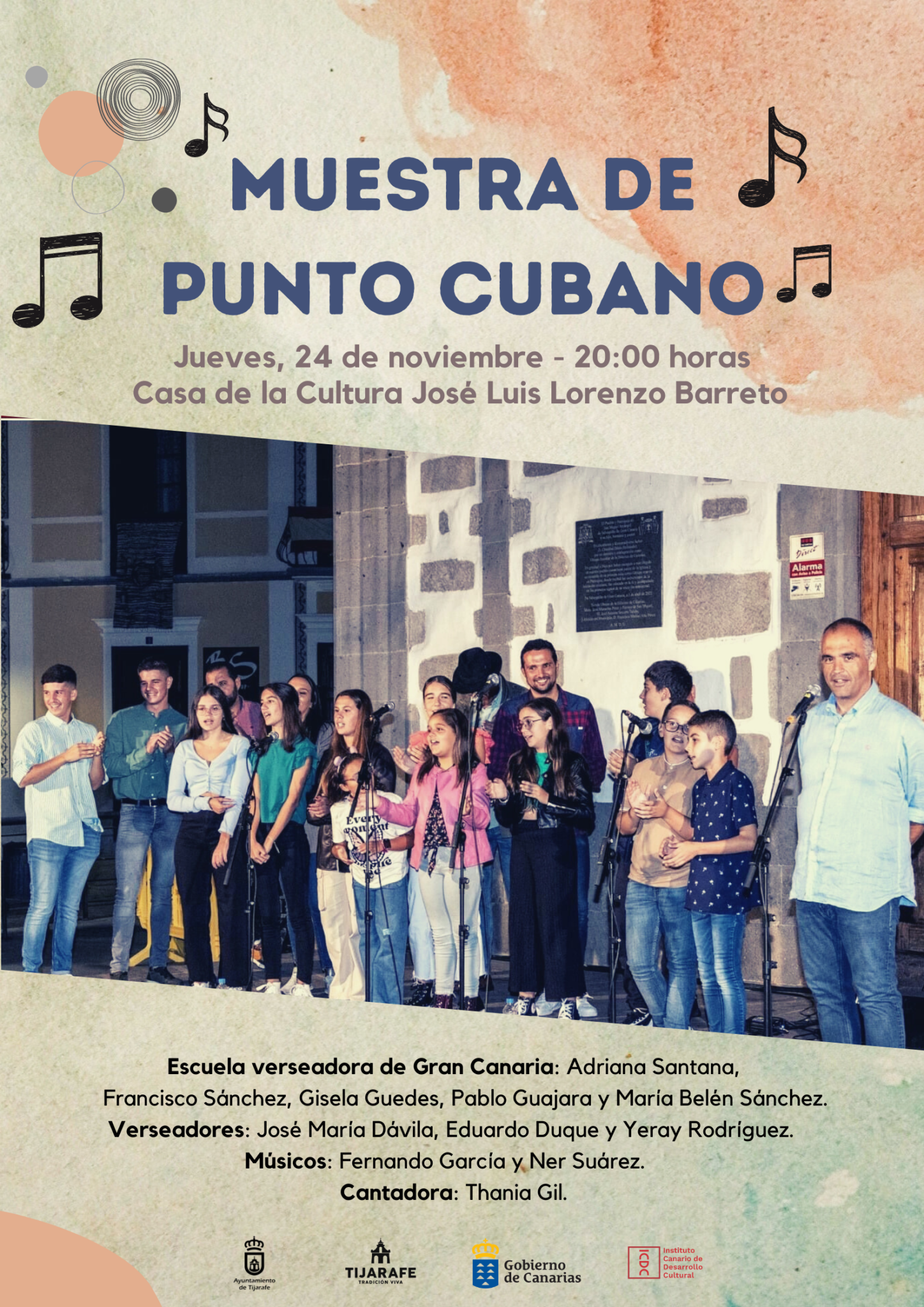 Muestra de punto cubano - Eventos Tijarafe